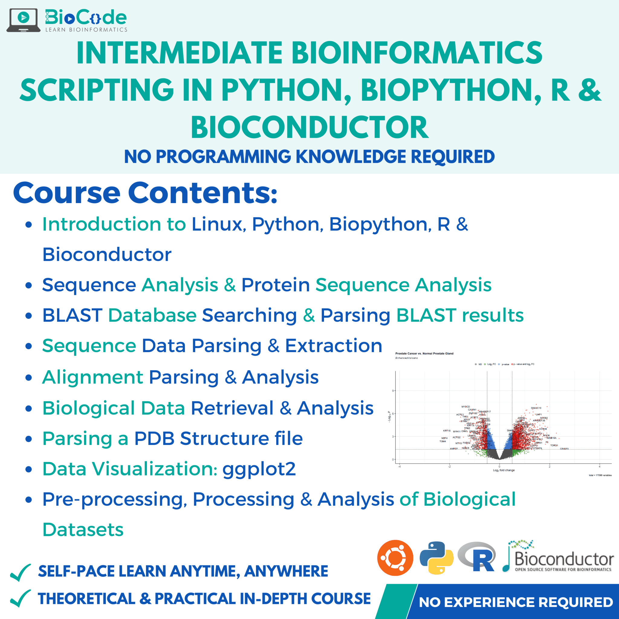 Intermediate Bioinformatics Scripting In Python Biopython R And Bioconductor Biocode